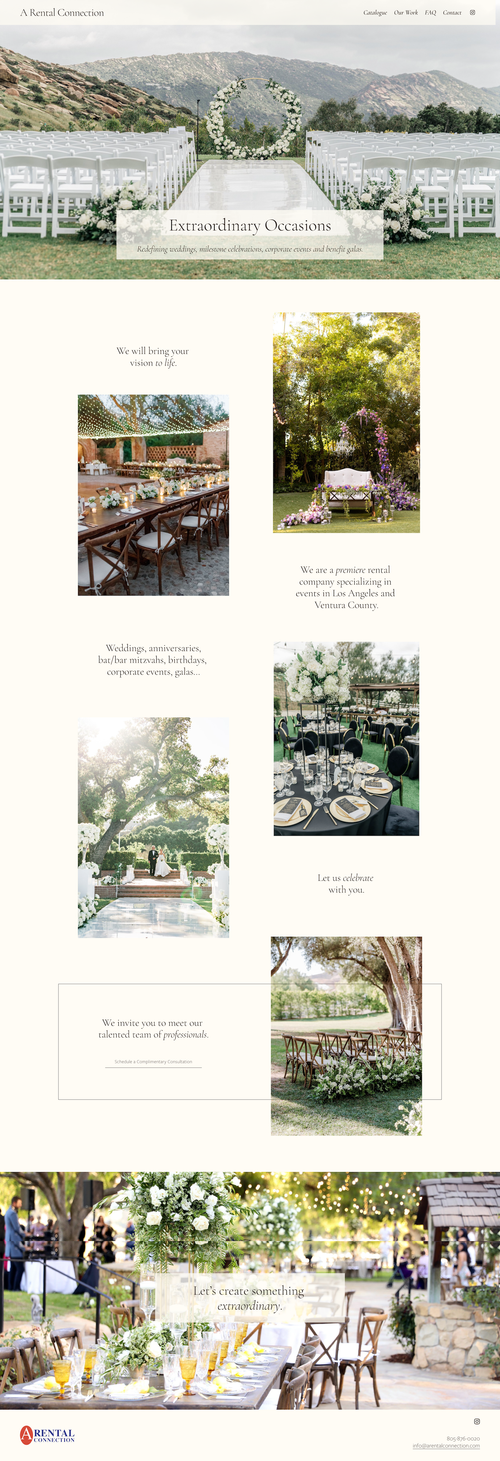 Redefining Event Design With A Rental Connection — EngageTaste ...