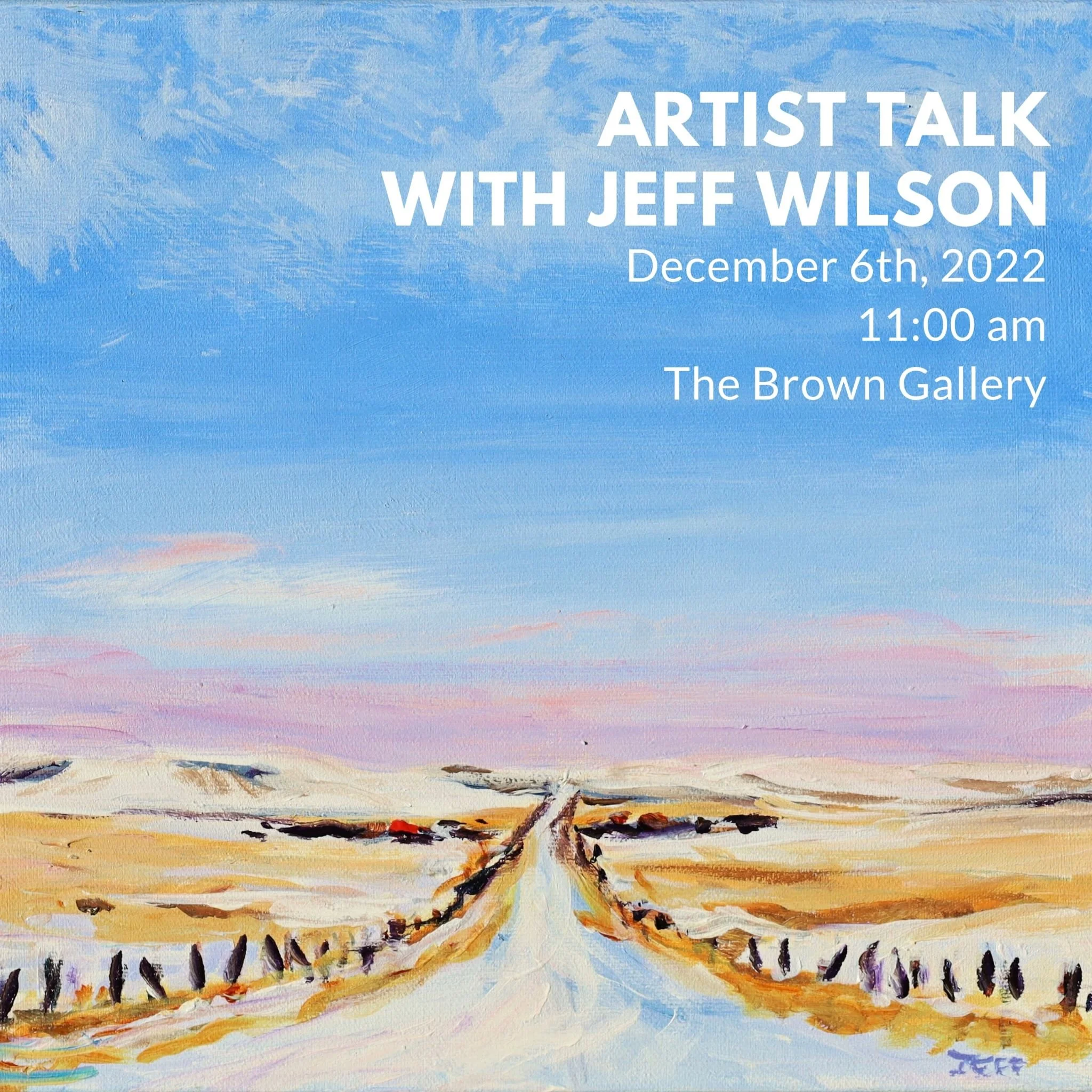Artist Talk — Jeff Wilson
