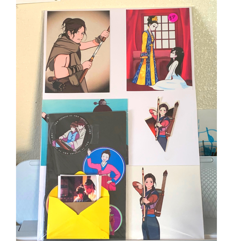 11x17 Empress Ki Anime Fan Art Prints — 사극 Paradise