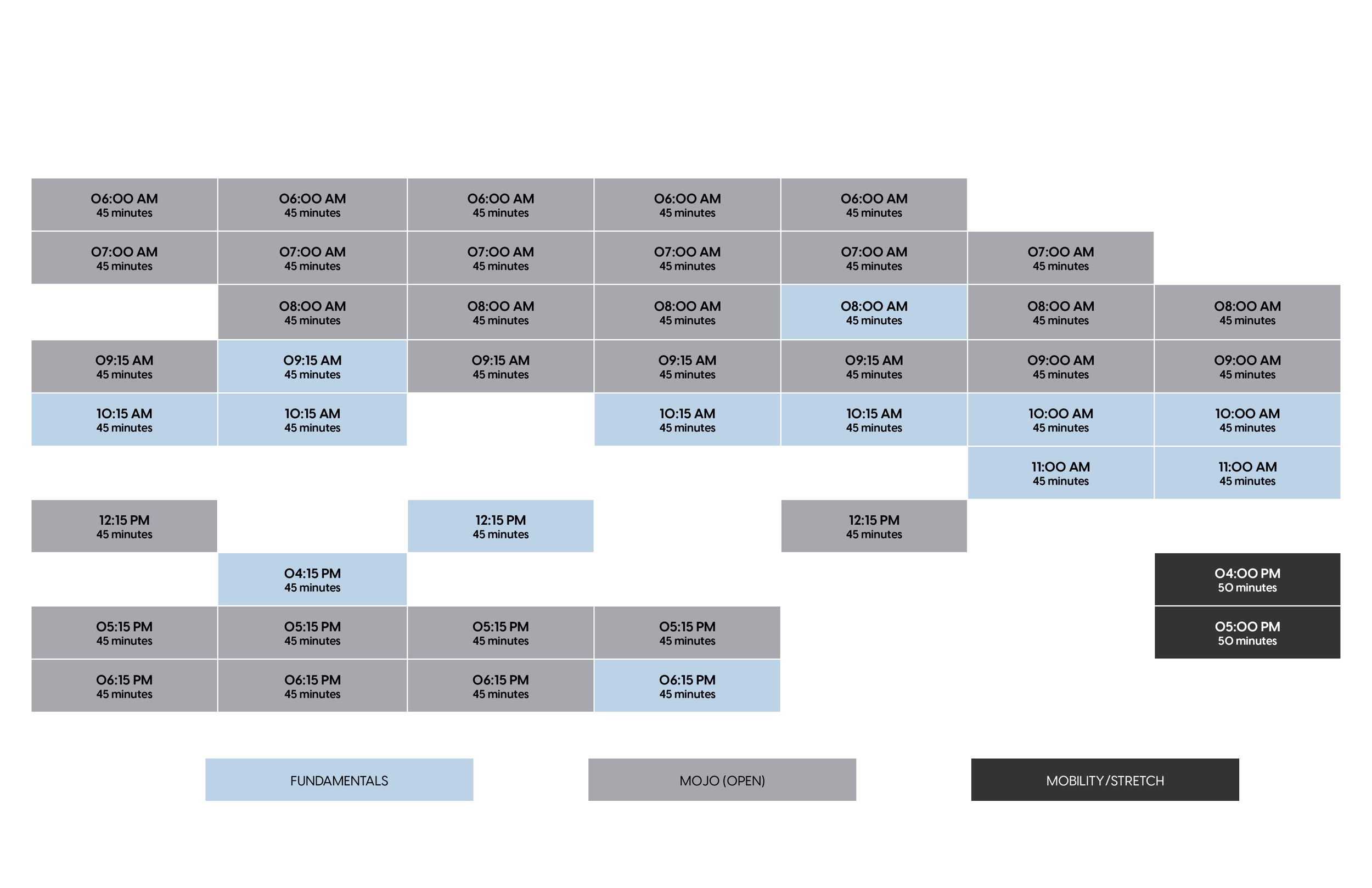 Reformer Pilates Timetable | Queenstown Reformer Pilates Studio ...