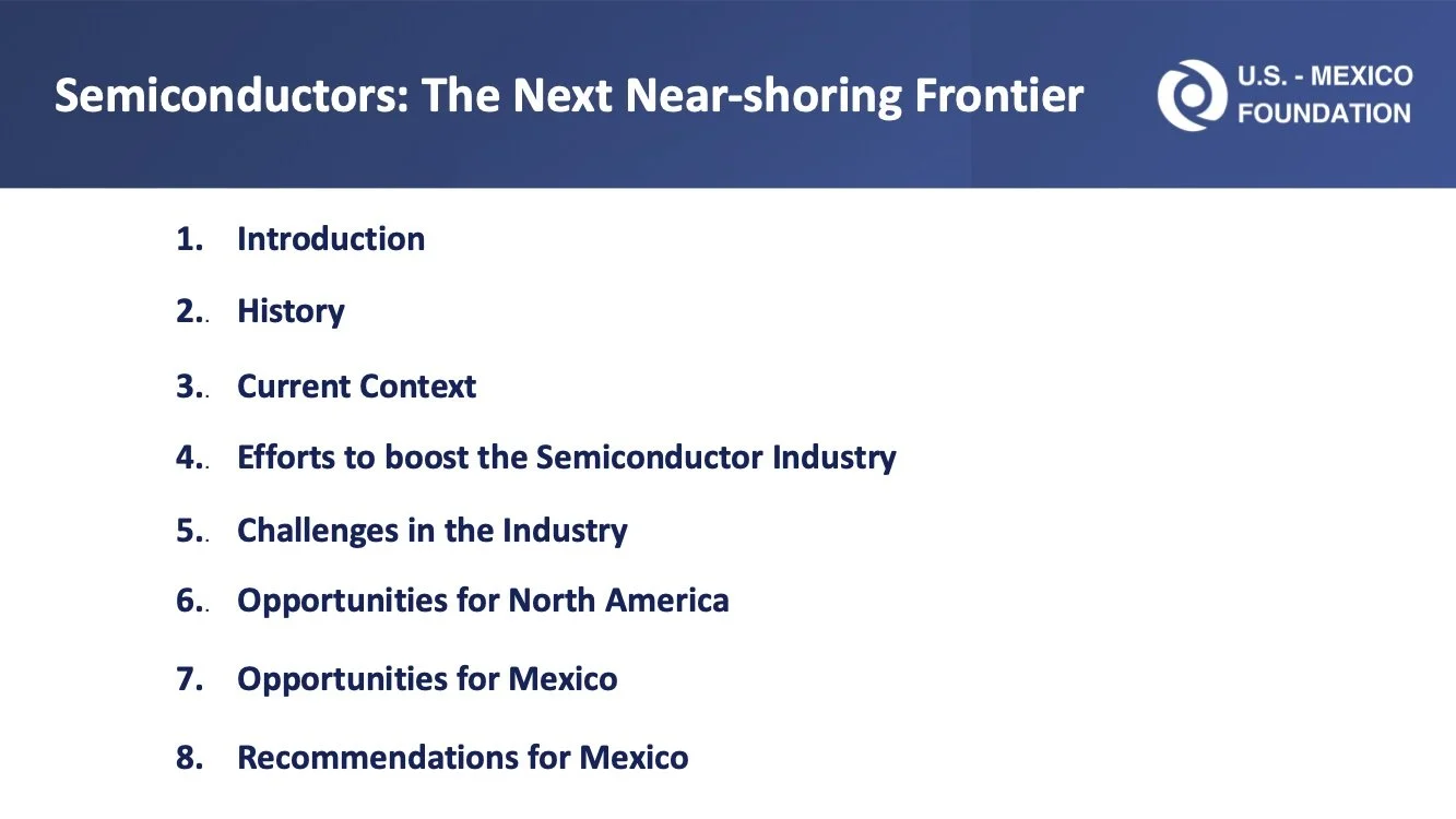 Semiconductores — US-Mexico Foundation