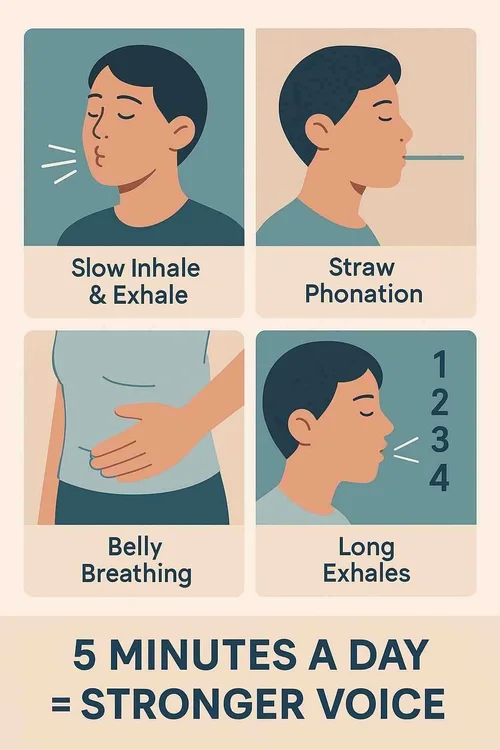 How to Use Breath Control While Singing for a Powerful Voice