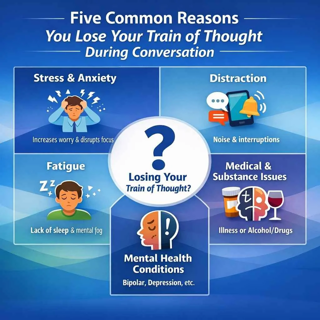 Why Do I Lose My Train of Thought When Speaking – Common Causes of ...