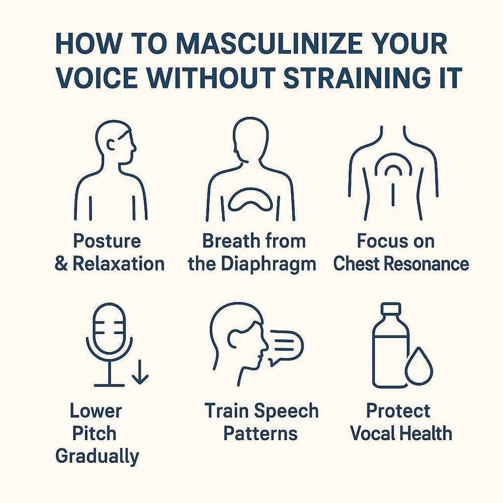 How to Masculinize Your Voice Without Straining It