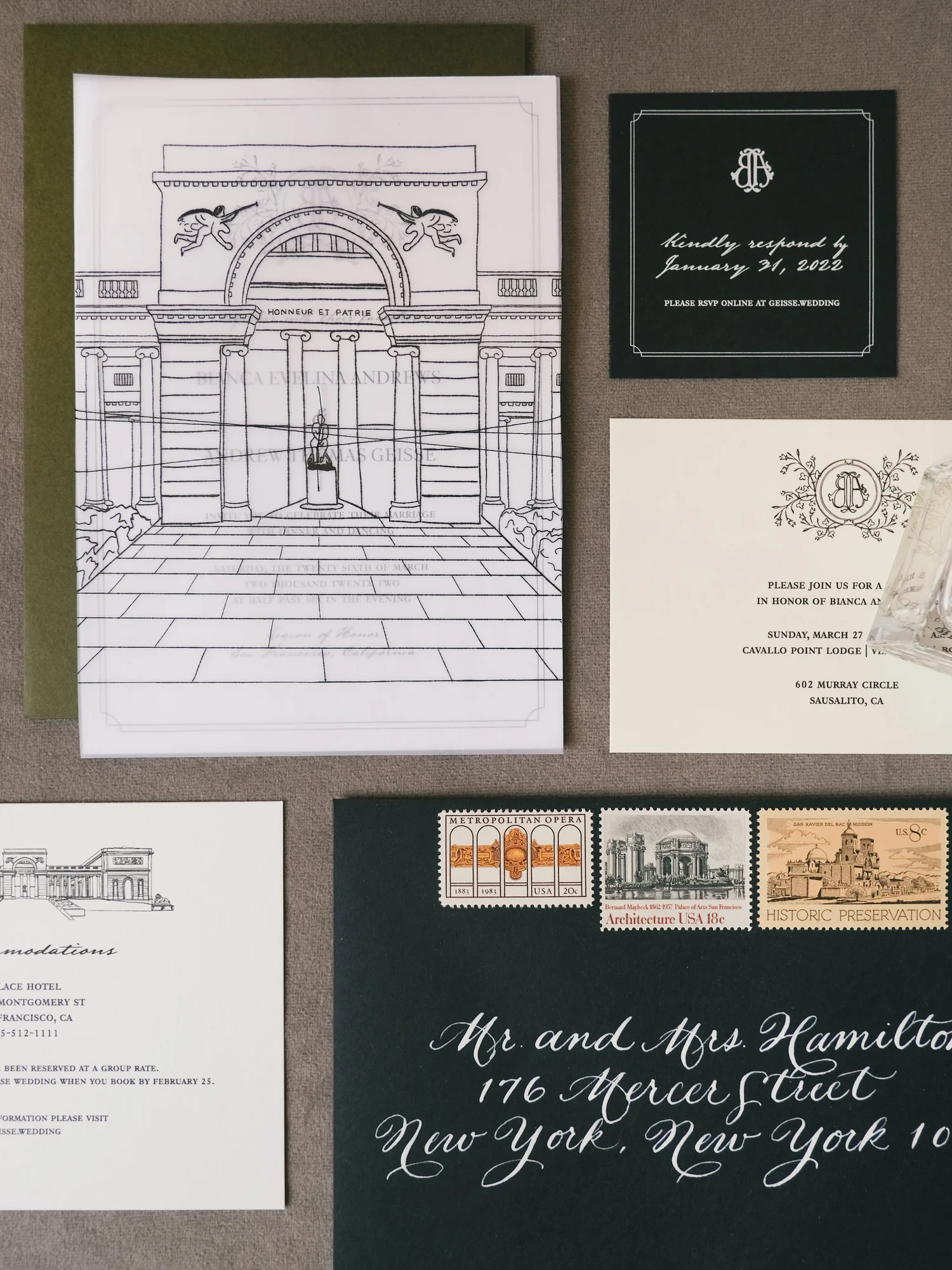 Elegant and Classic Art Museum Wedding at Legion of Honor in San ...
