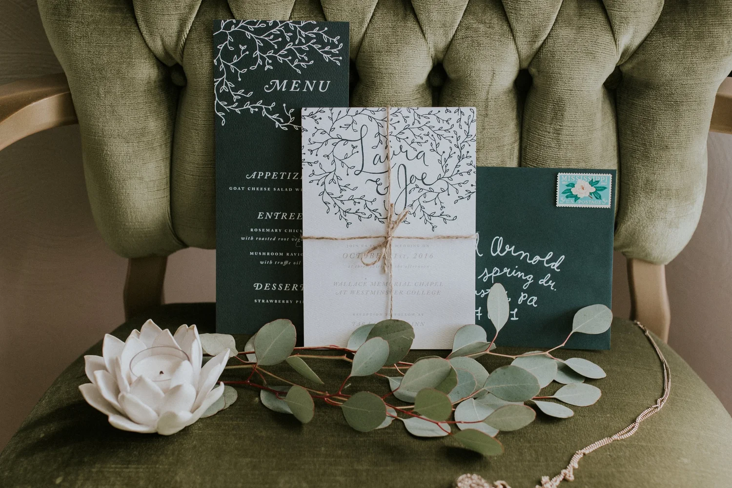 Colorful Greenhouse Wedding Invitations | Jubilee Paper