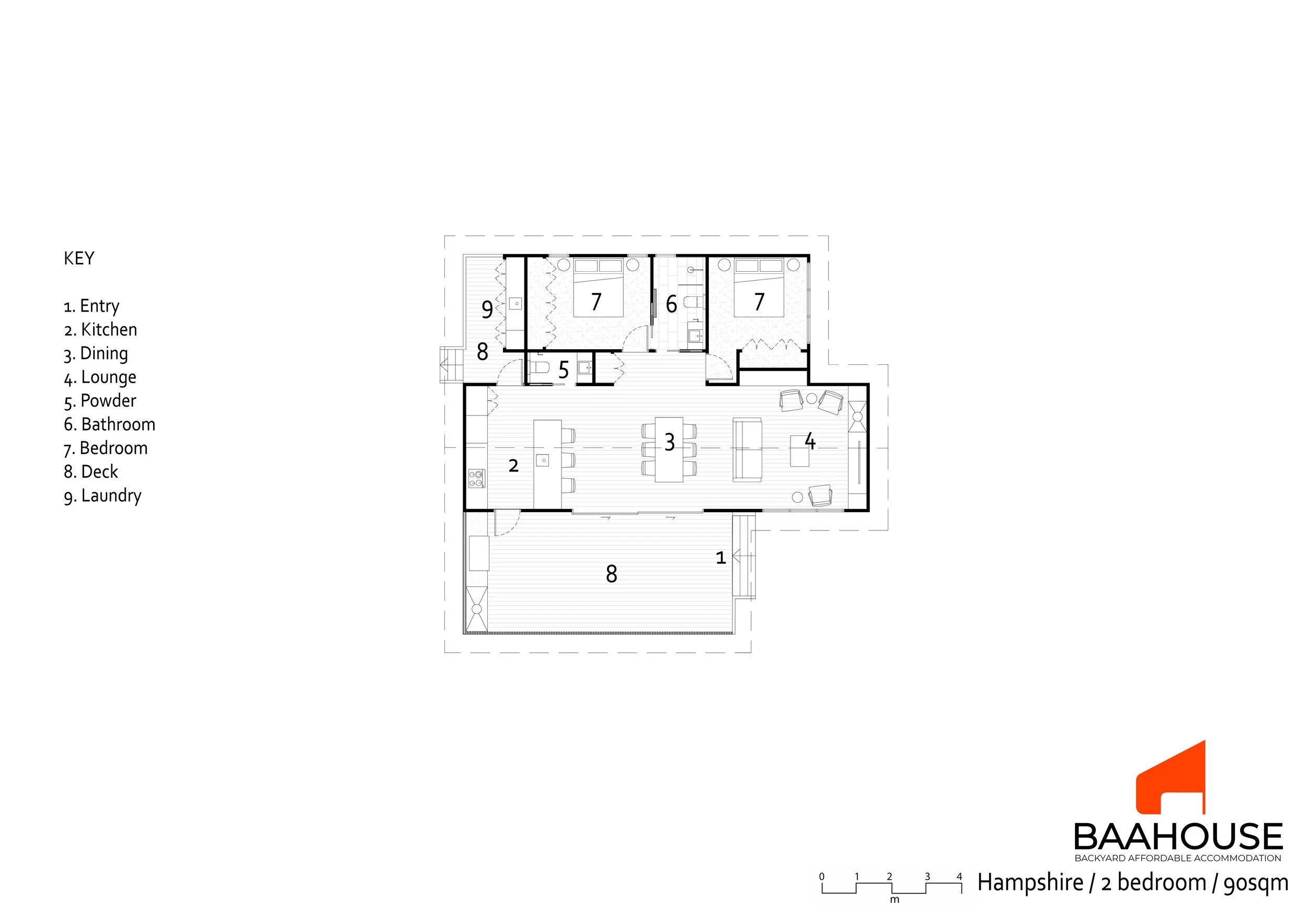 HAMPSHIRE (1-2 BEDROOM) — BAAHOUSE Architecture