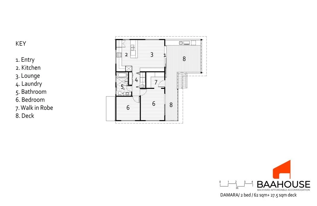 DAMARA (2 BEDROOM) — BAAHOUSE Architecture