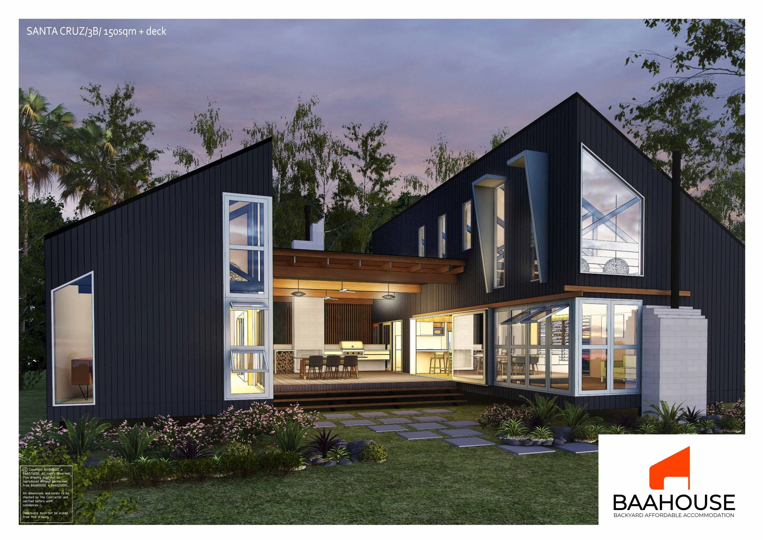 SANTA CRUZ (3 BEDROOM) — BAAHOUSE Architecture