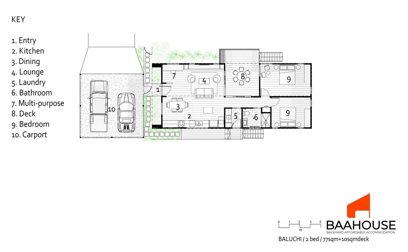 BALUCHI (2 BEDROOM) — BAAHOUSE Architecture