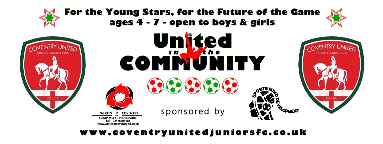 Community Football — Coventry United Junior Football Club