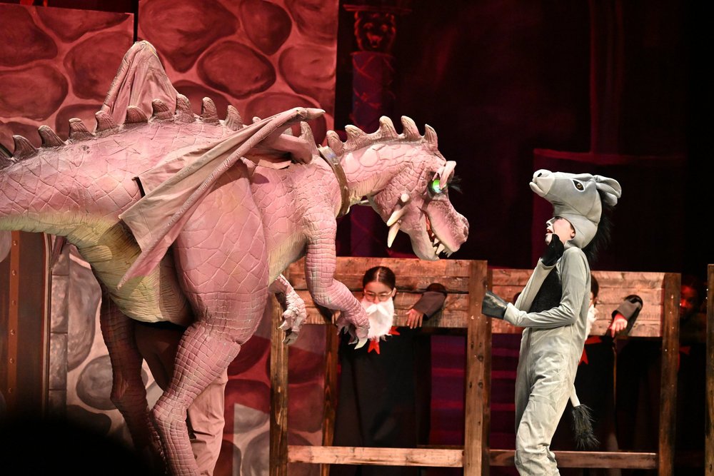 Shrek Dragon Puppet — Cambridge High School Theatre