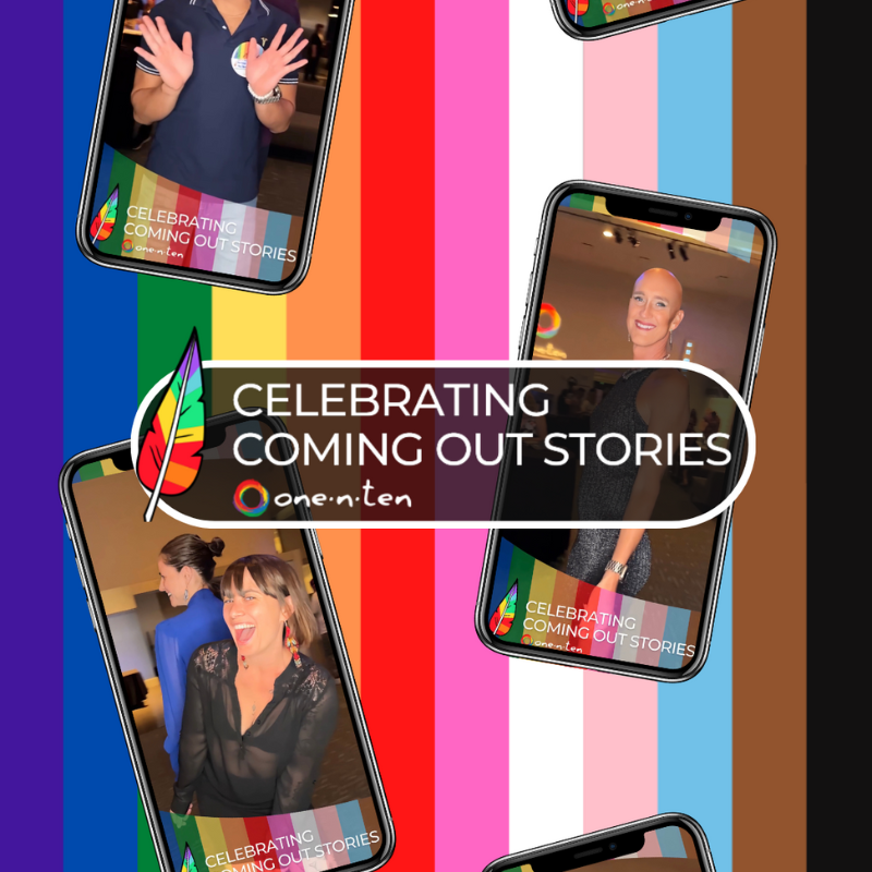 Capturing the spirit of One•N•Ten's National Coming Out Day 2023 ...