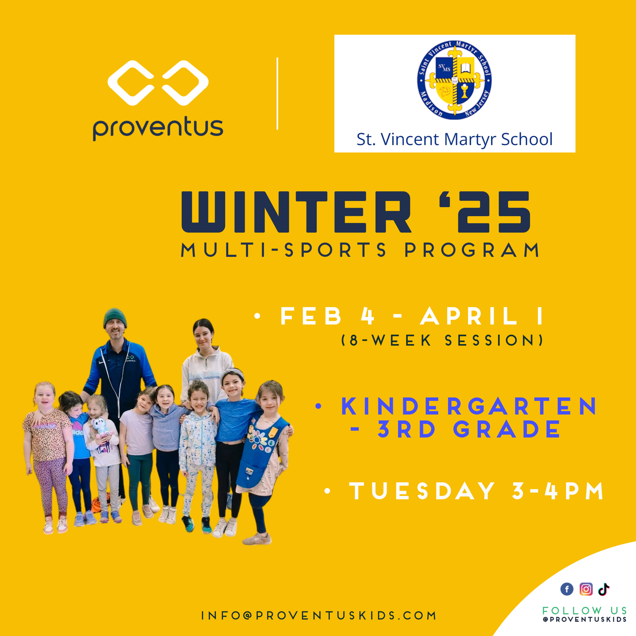 Proventus + St Vincents School — Proventus Kids