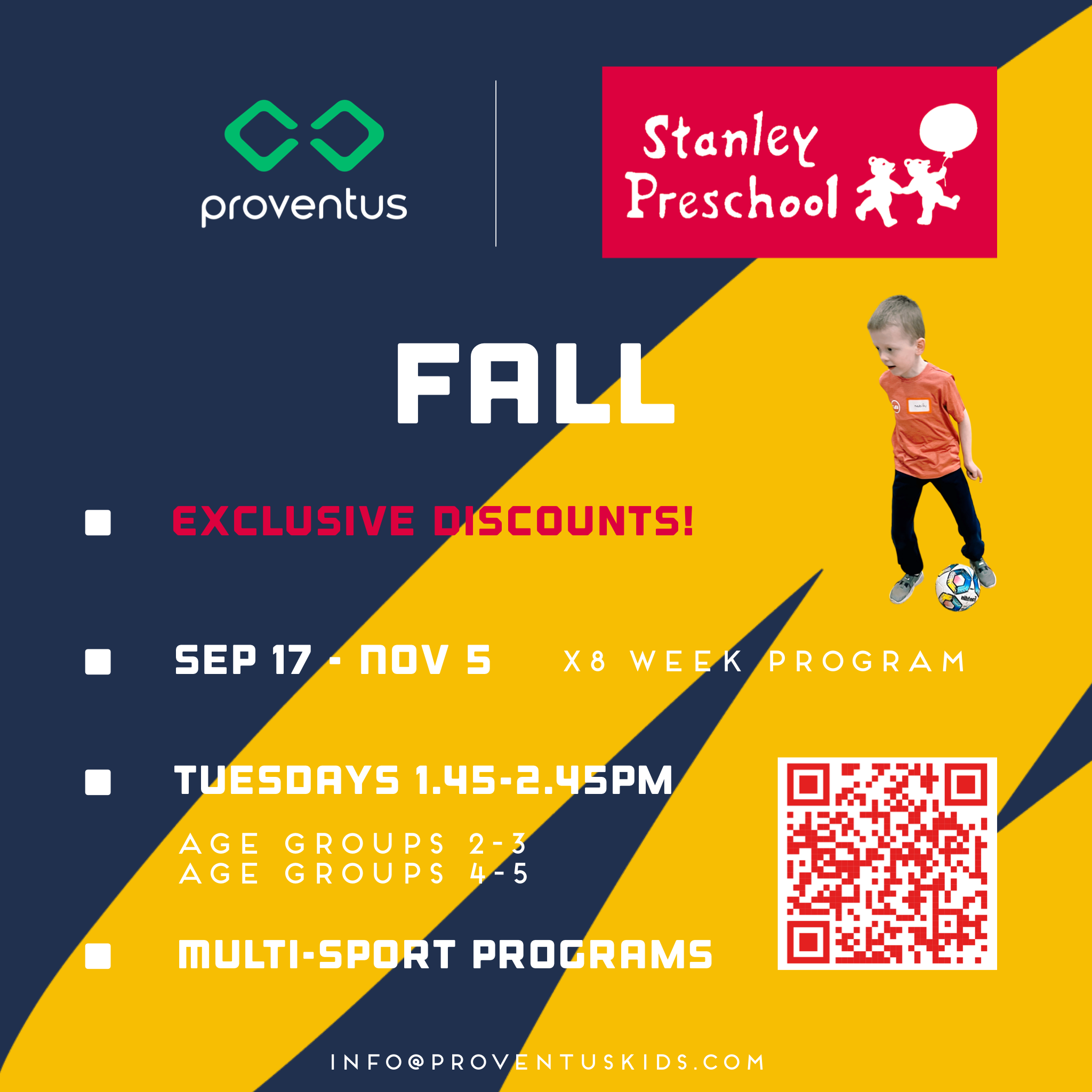 Proventus + Stanley Preschool — Proventus Kids