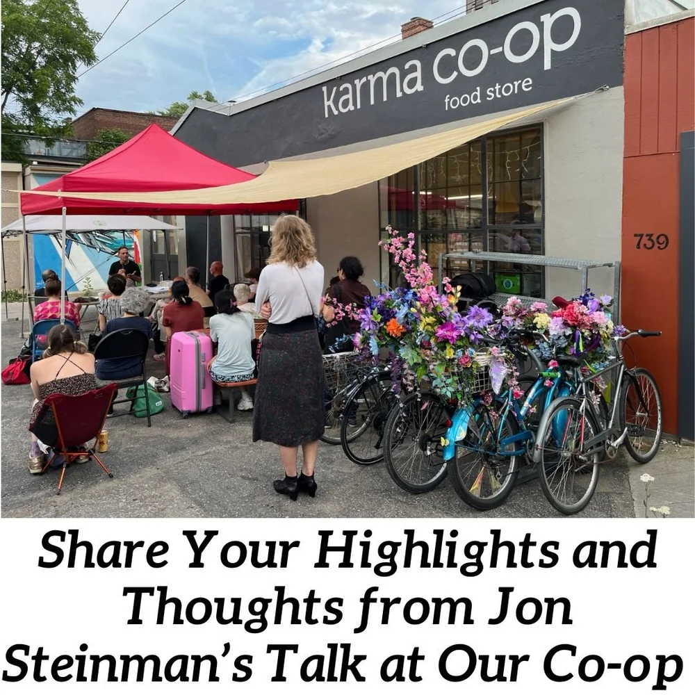 Share Your Highlights and Thoughts from Jon Steinman’s Talk at our Co ...