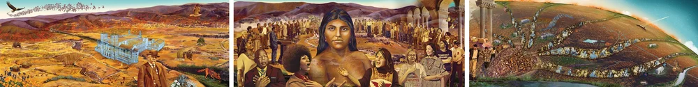 UCLA Judy Baca mural on UCLA campus — ASUCLA