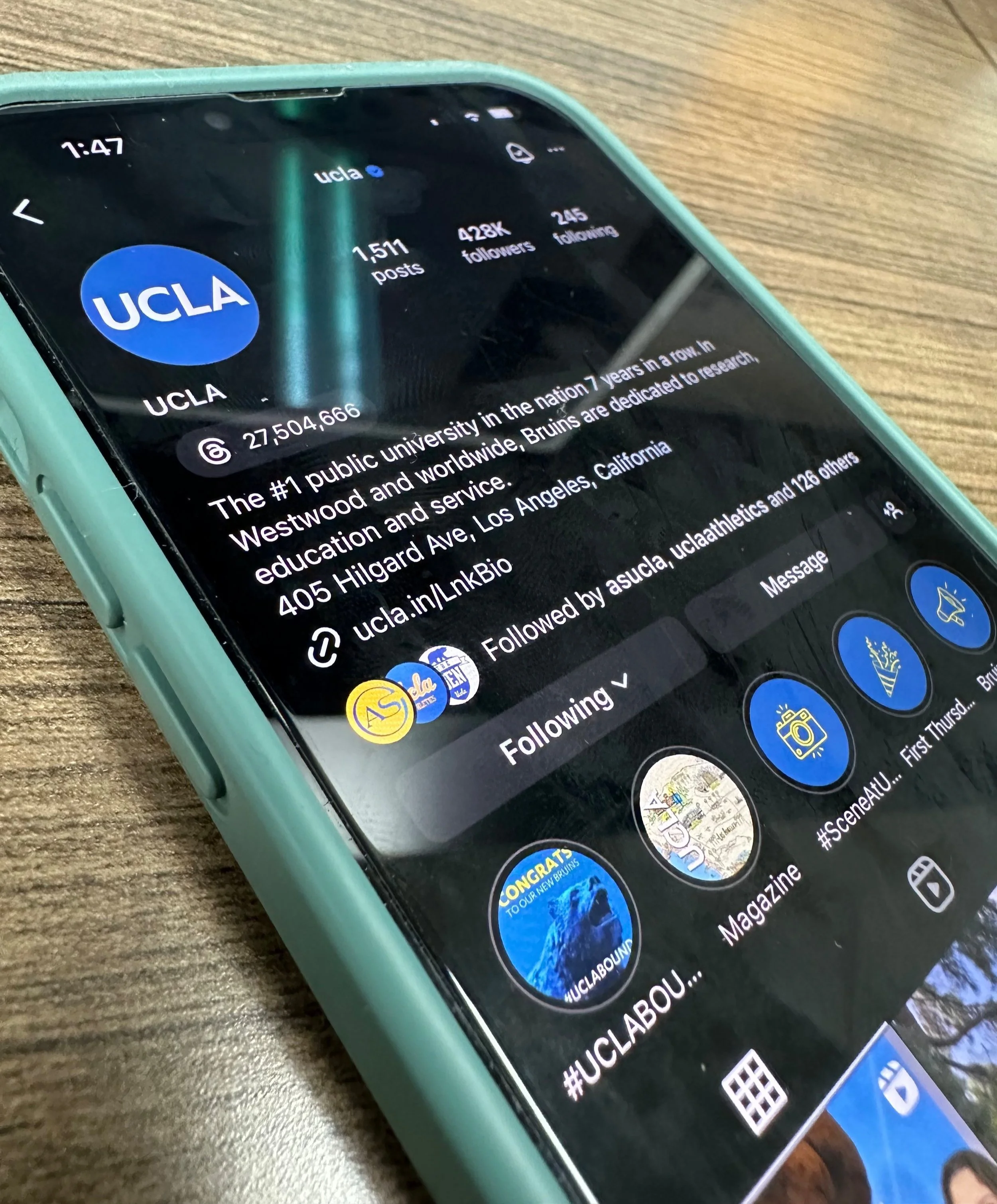 UCLA Instagram — ASUCLA