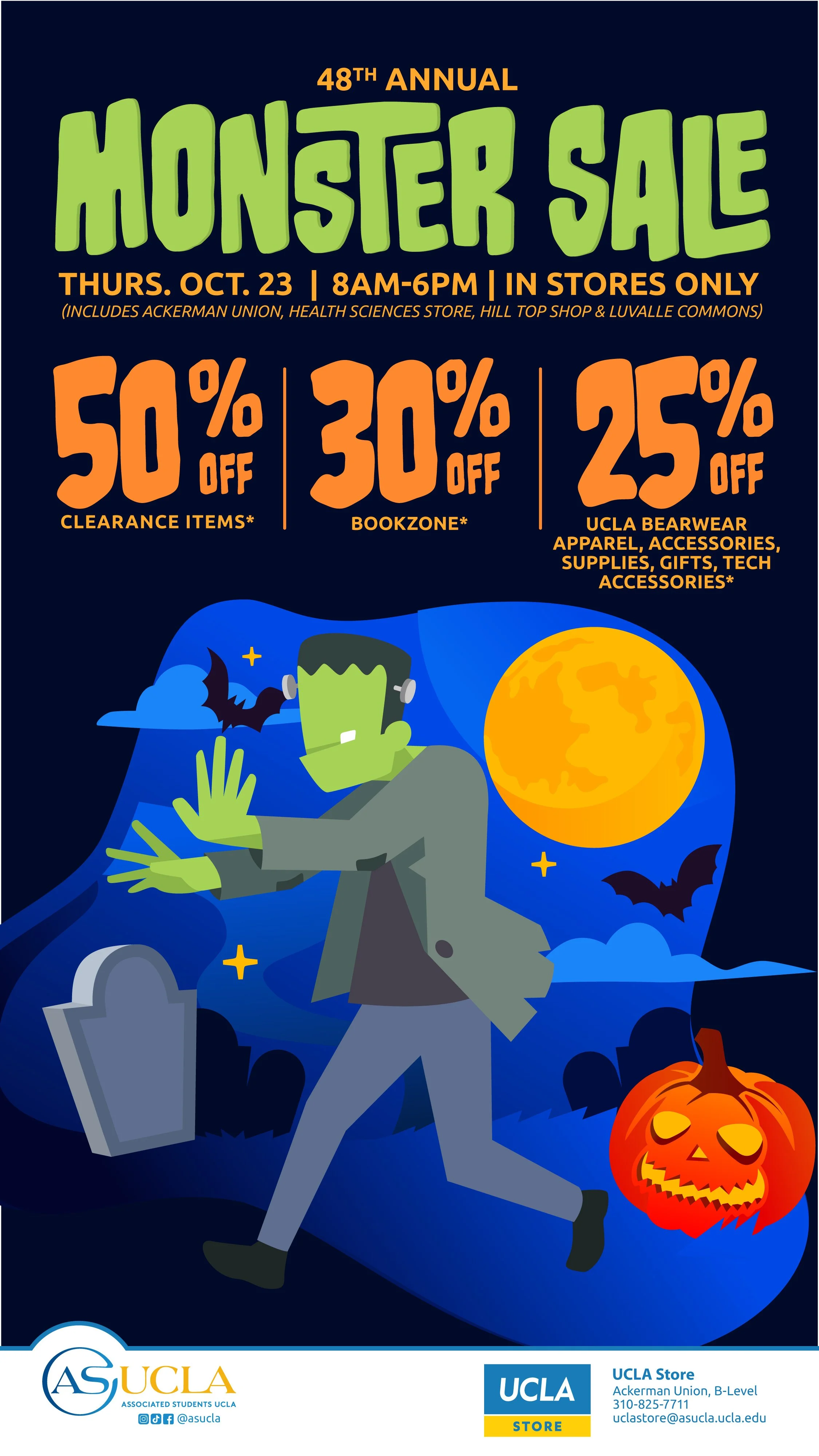 Trick or Treat your way over to the 48th annual Monster Sale — ASUCLA