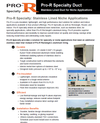 Pro-R Duct Product Literature | Spec Sheets, Quote Submittal Forms for ...
