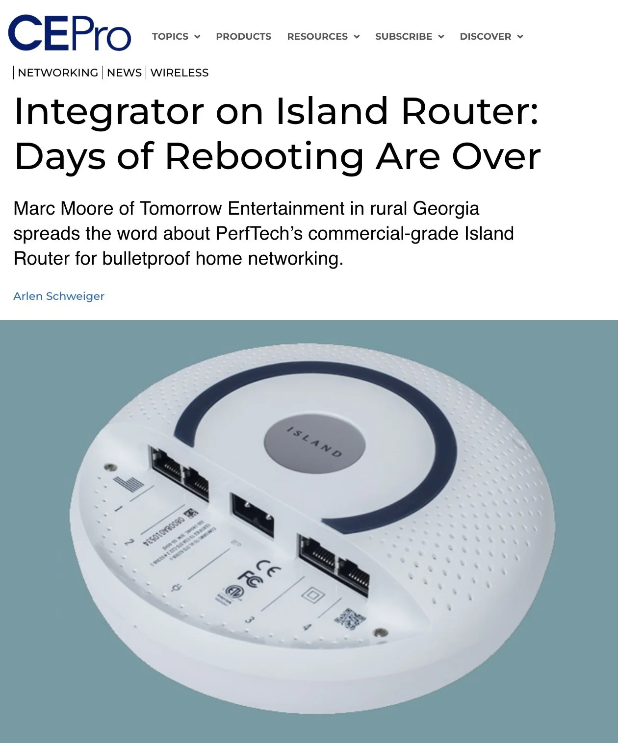 Island Router News — The Island Router