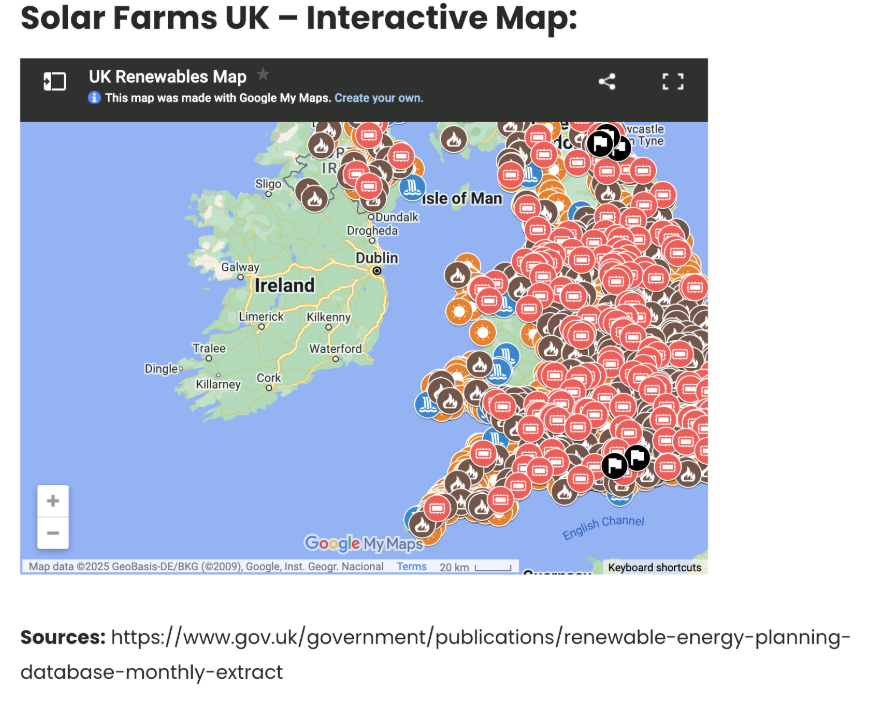 Maps — UK Solar Alliance