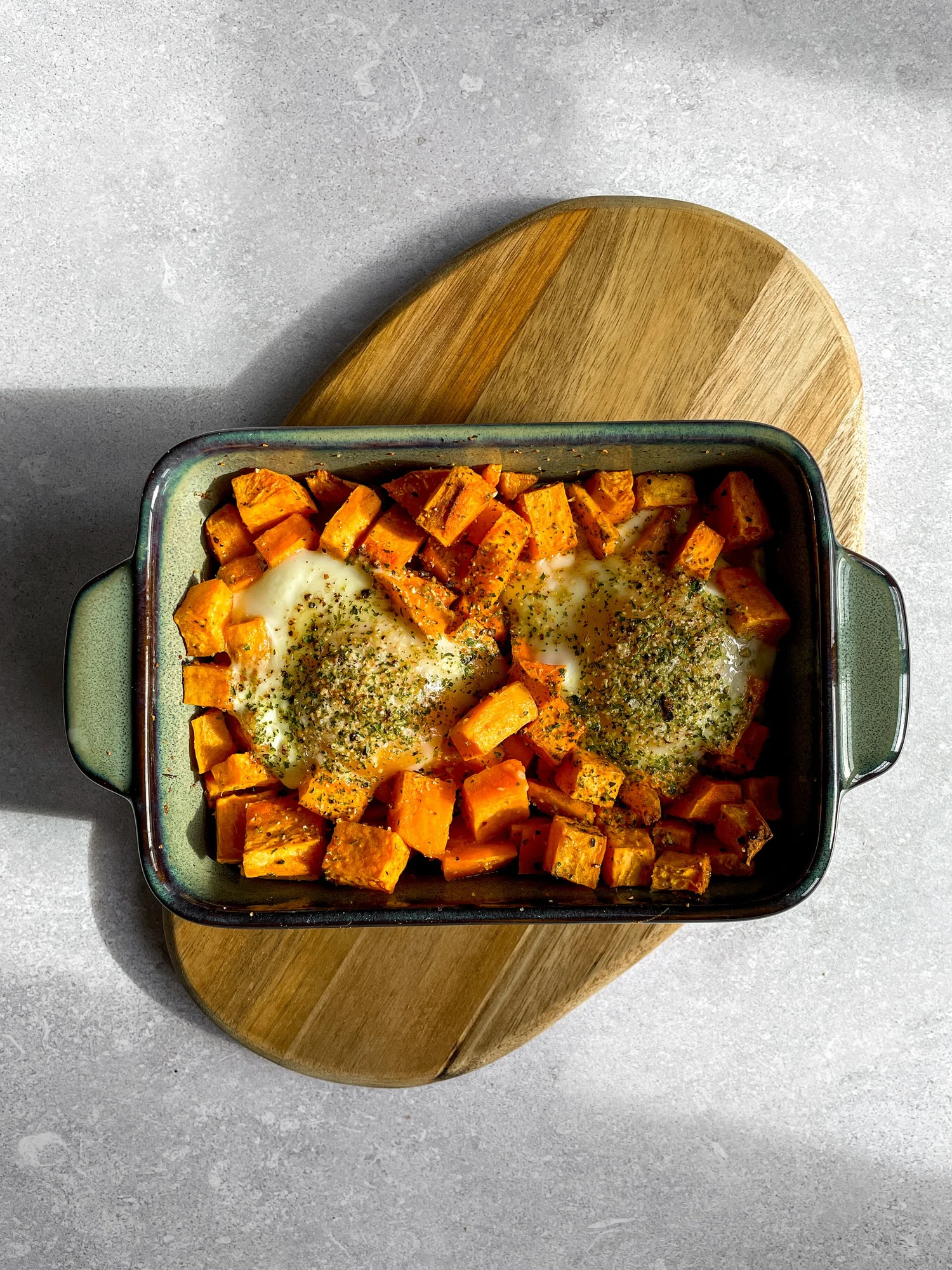 Roasted Sweet Potatoes & Baked Eggs — tiphandnutrition
