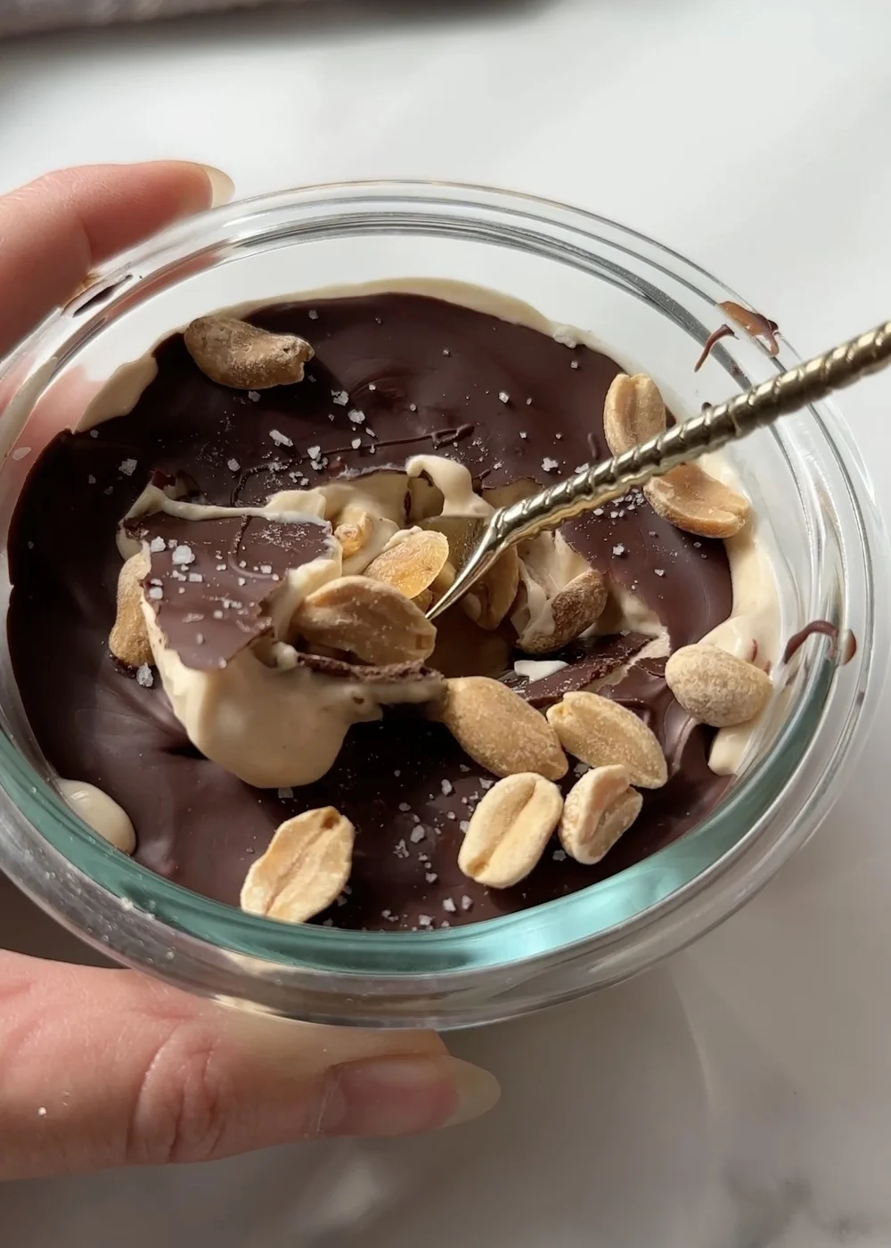 PB Chocolate Magic Shell Cups (high-protein) — Fit & Fed