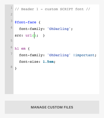 How to use different font styles in one Squarespace heading using CSS — Squarespace Website ...