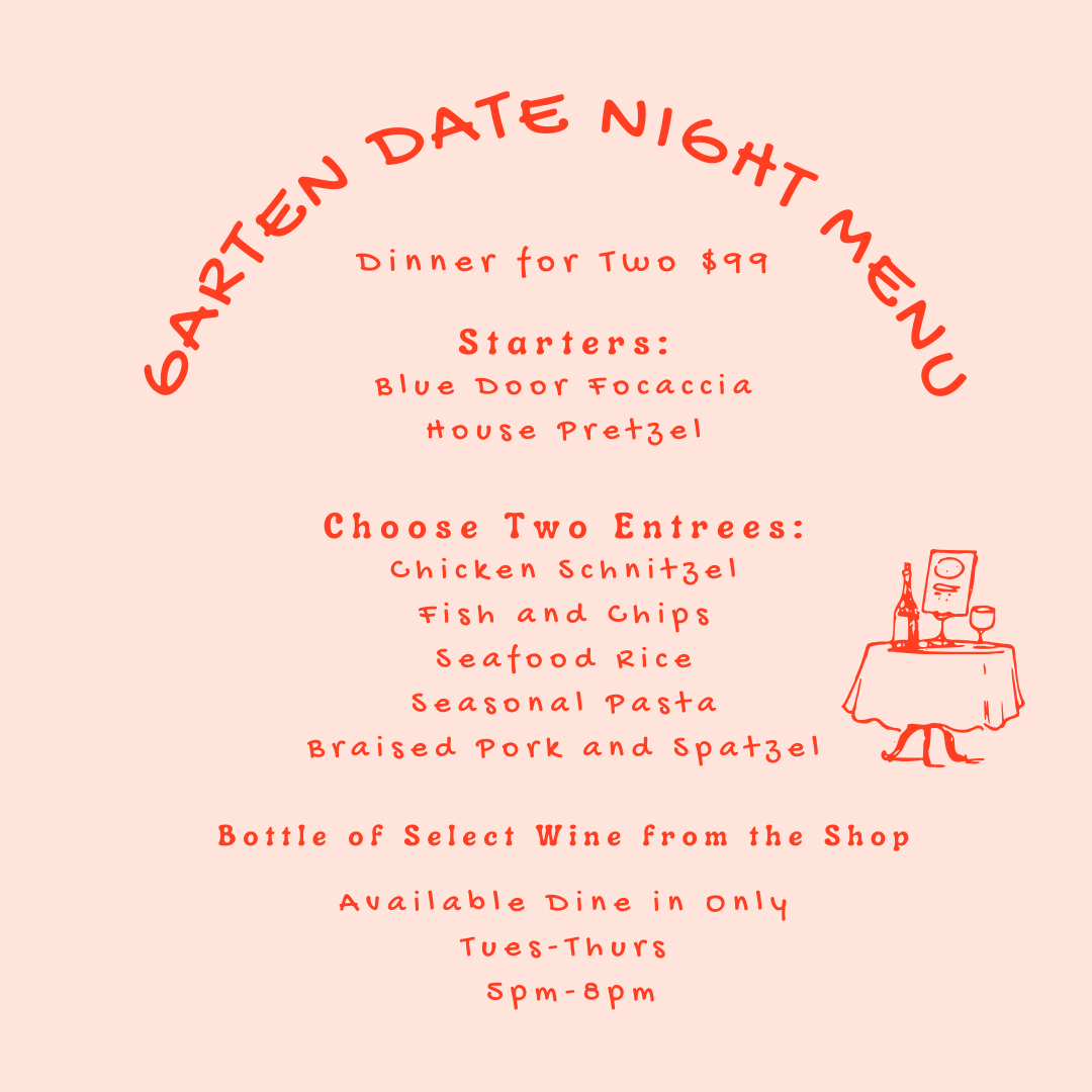 Menus — Garten