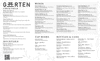 Menus — Garten