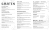 Menus — Garten
