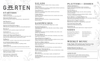 Menus — Garten
