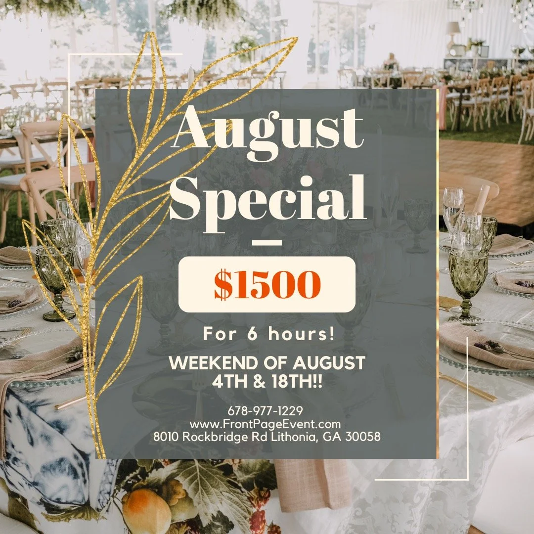 Upcoming Events | Front Page Events