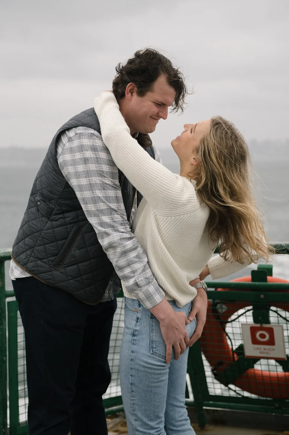 Washington State Ferry Engagement Session — J and L Photography