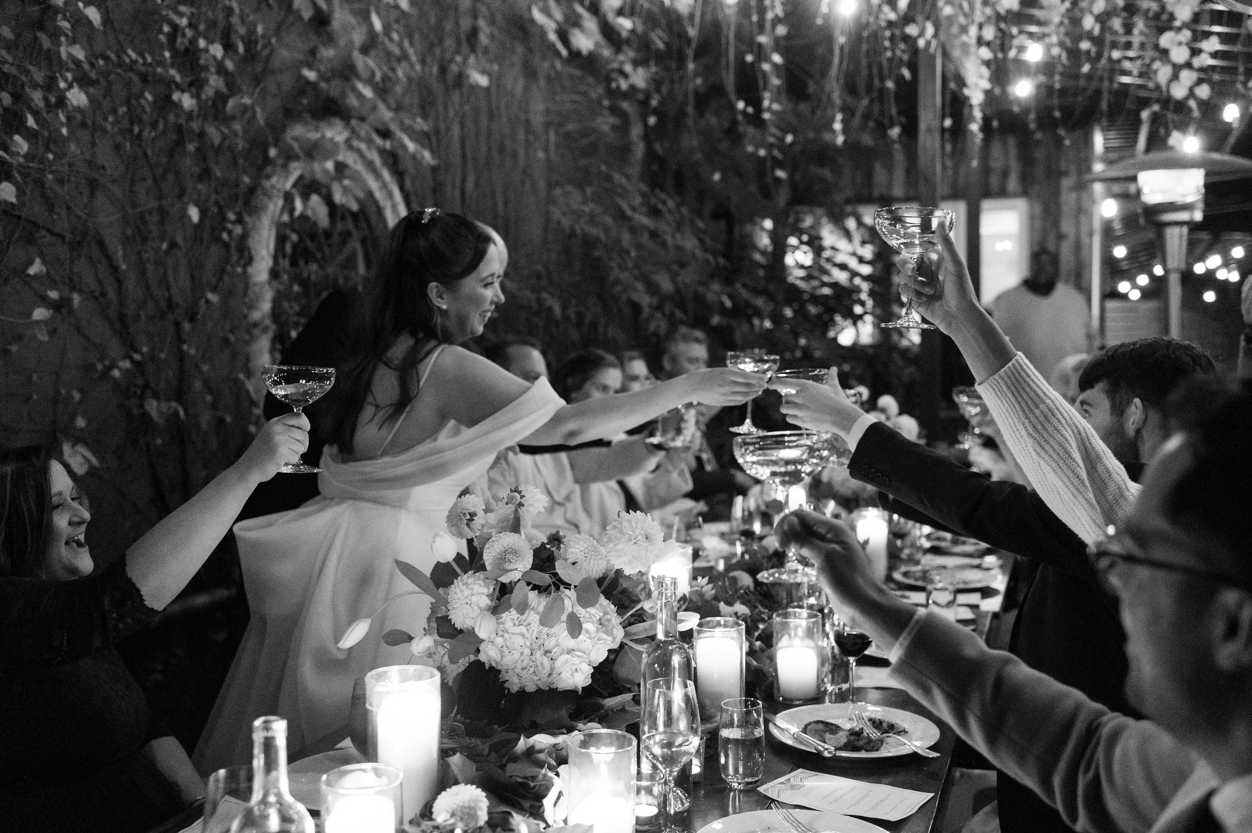A Fall Candlelit Dinner Party Wedding at the Corson Building in Seattle ...