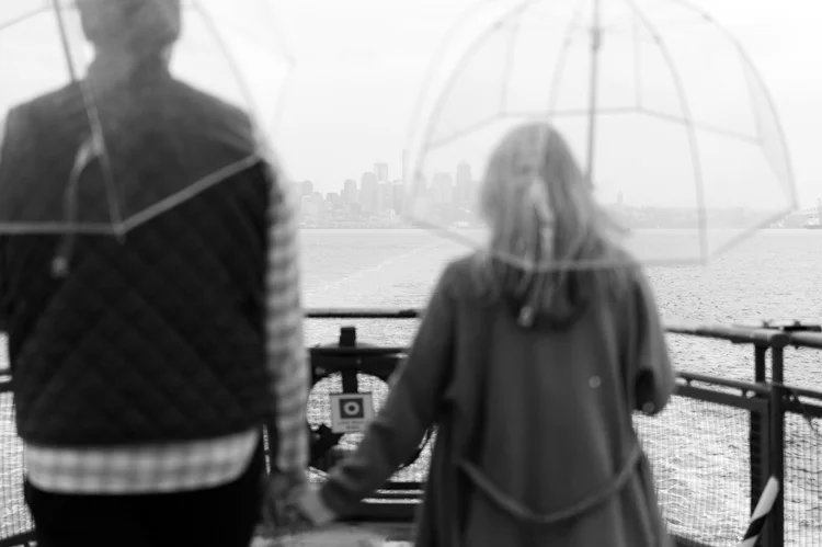 Washington State Ferry Engagement Session — J and L Photography