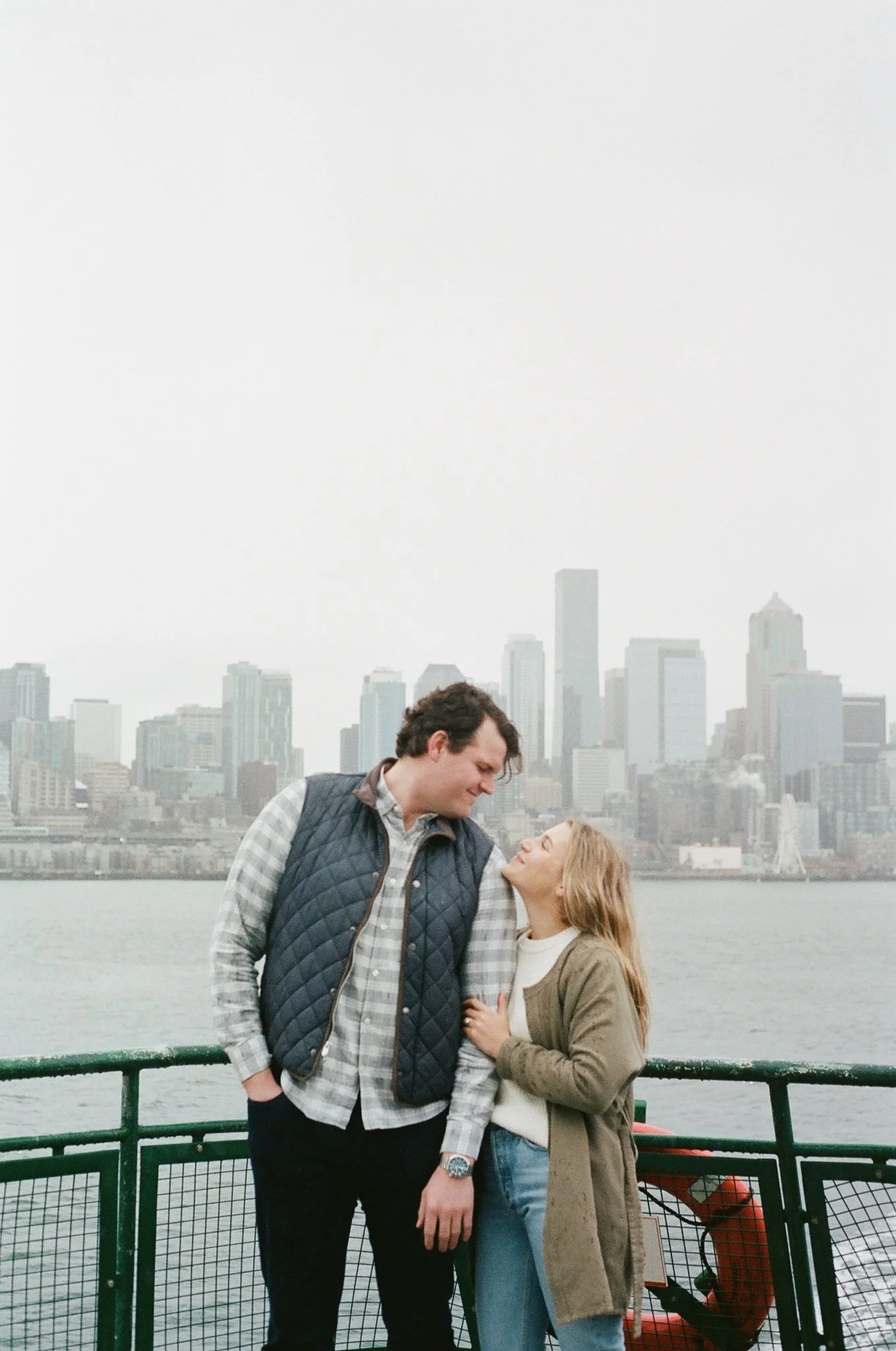 Washington State Ferry Engagement Session — J and L Photography