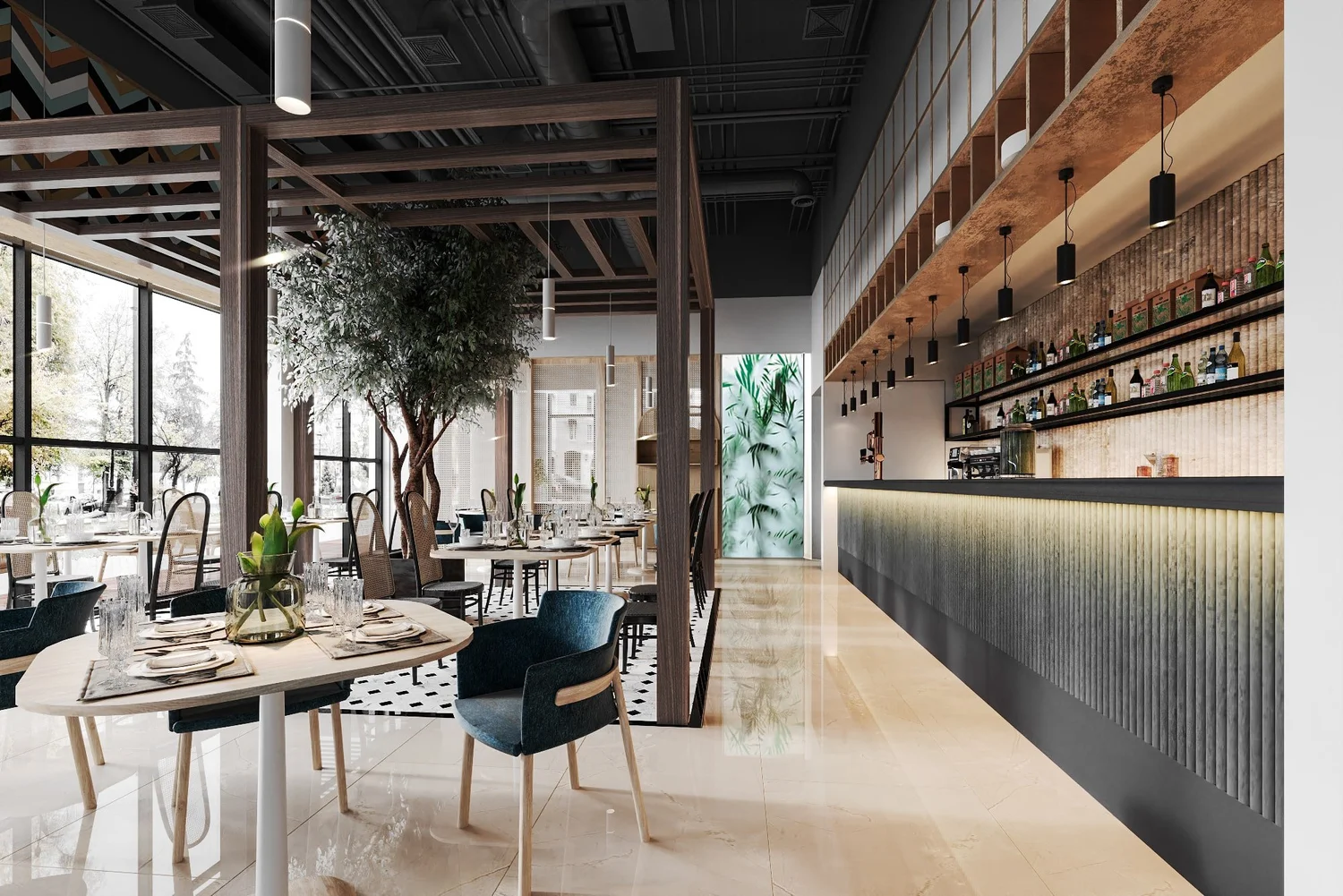 Meet the designer behind Foodlands Restaurant in Seeb — Design Nomad