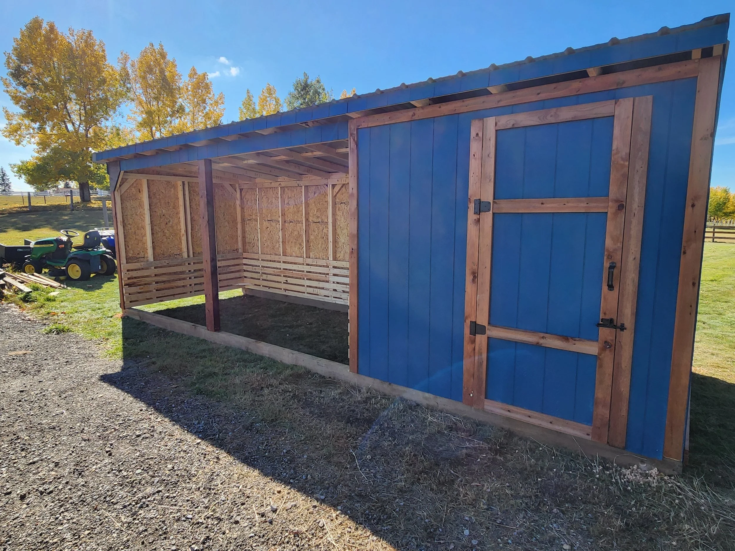 Horse Shelter / Tack Rooms — Burnt Timber Sheds & Structures