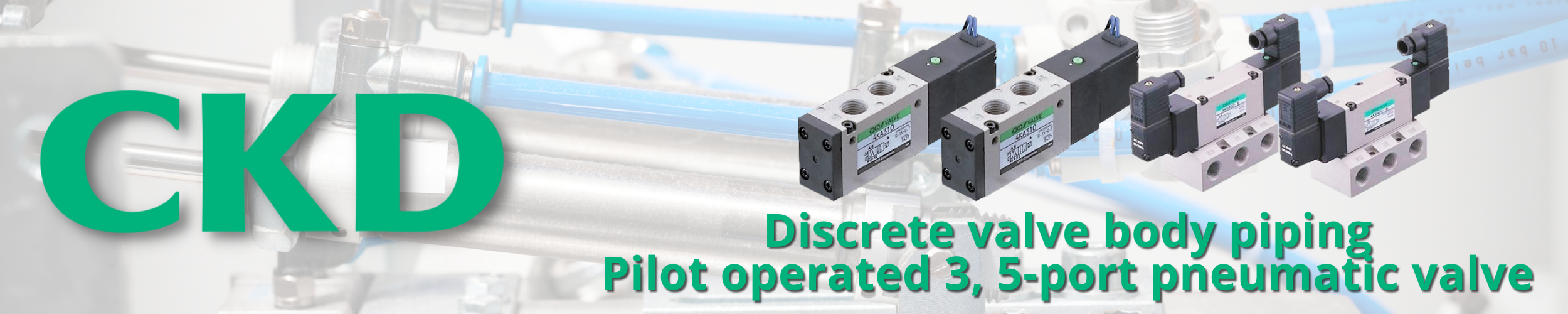 4KB Series Pilot operated 3, 4, 5-port solenoid valves Pneumatic Valve ...