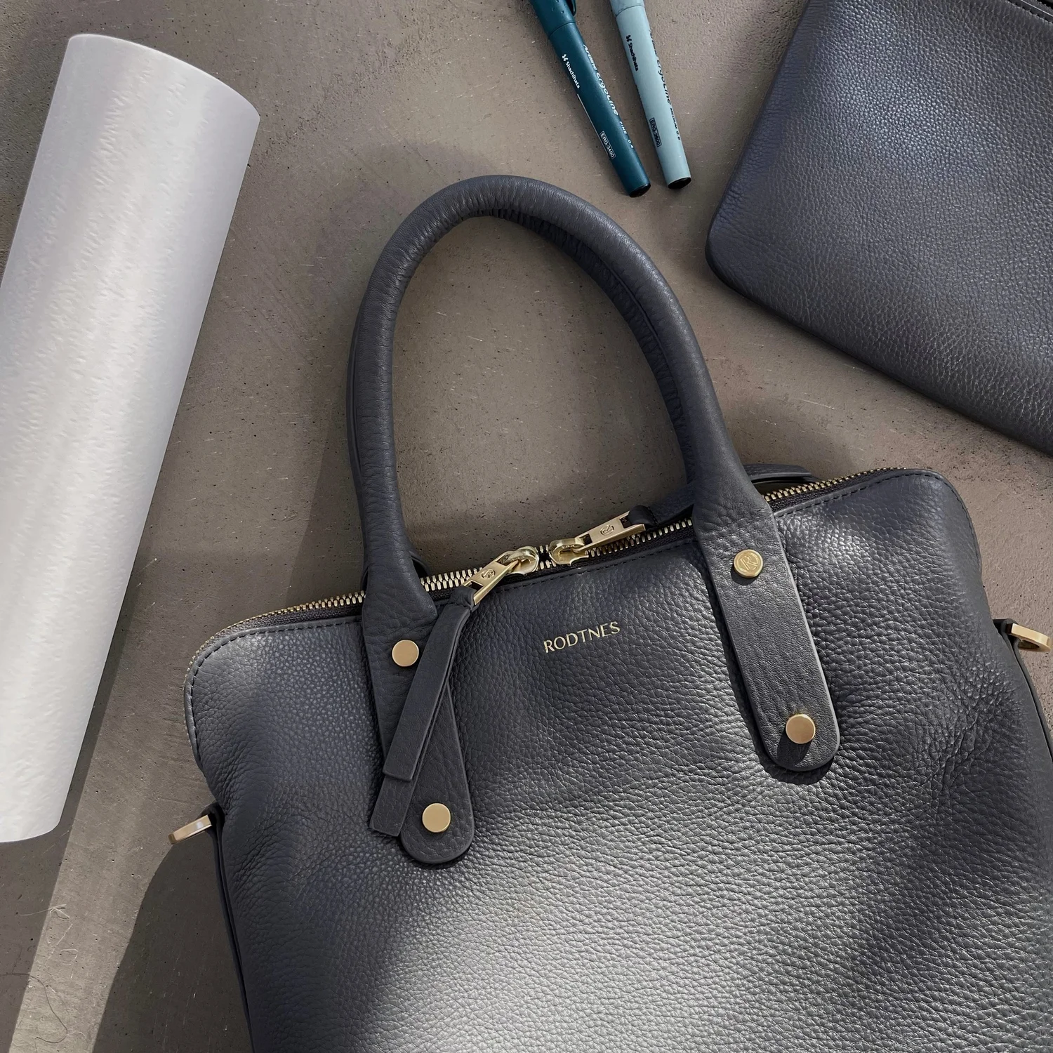Robin Tote Bag | Black/Gold — RODTNES | Bags & Accessories