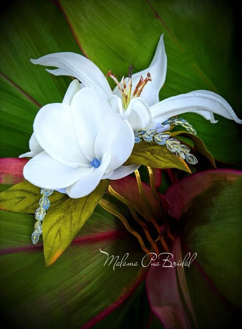 Custom Tropical Flower Headpiece created with Bird of Paradise, Silk ...