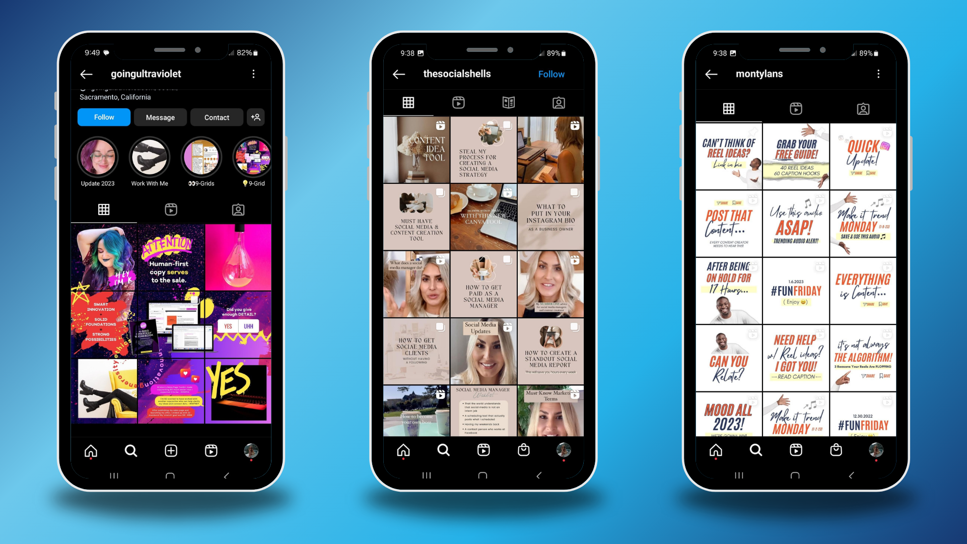 Understanding Instagram Grids