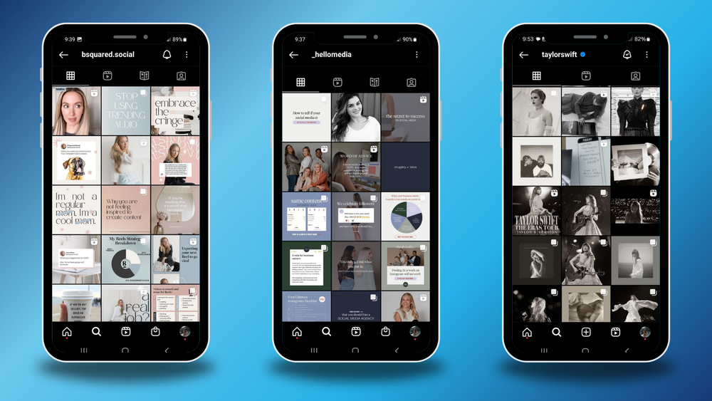Understanding Instagram Grids