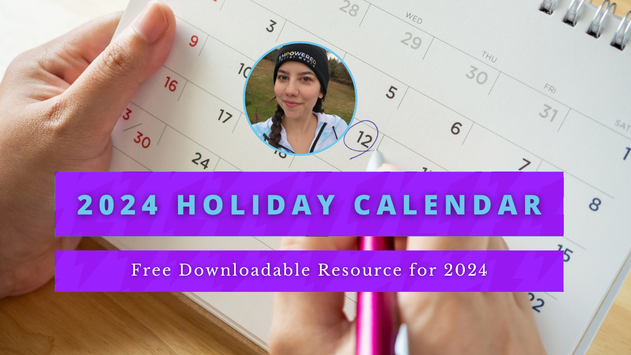 Free Downloadable 2024 Holiday Calendar