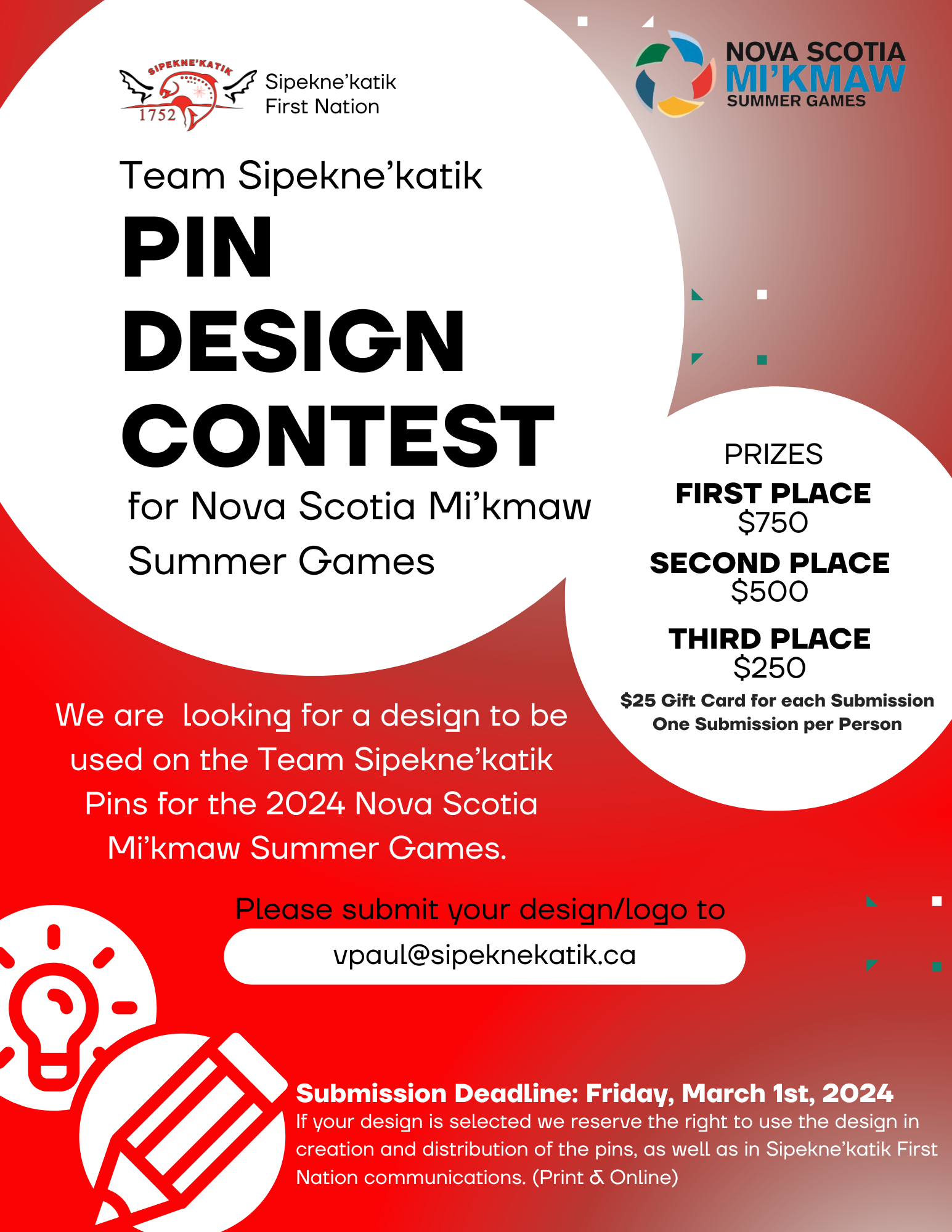 Team Sipekne’katik Pin Design Contest — Sipekne'katik