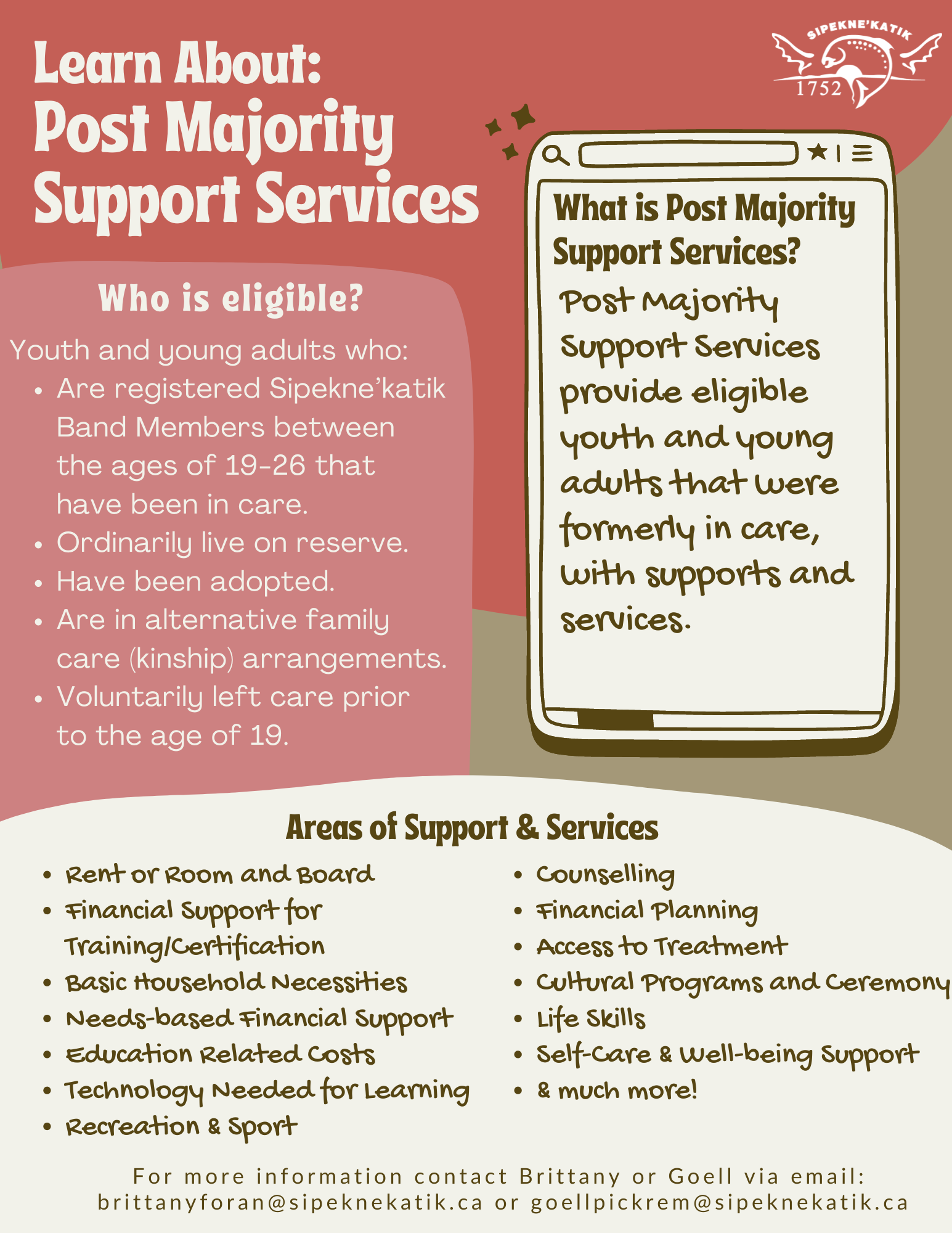 Learn About: Post Majority Support Services — Sipekne'katik