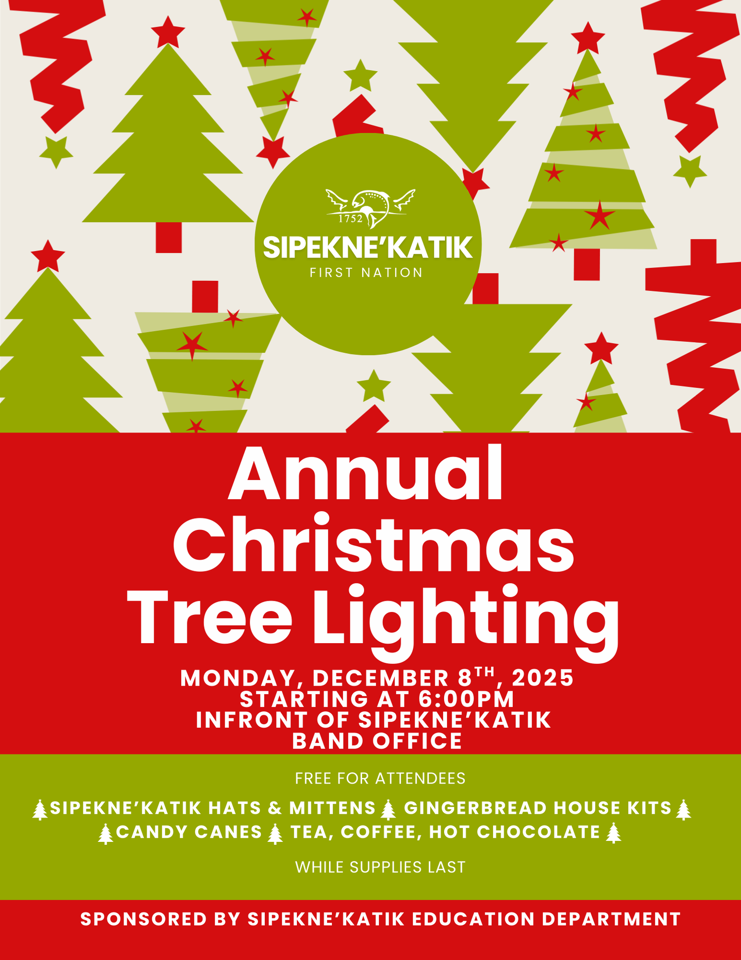 🎄Annual Christmas Tree Lighting🎄 — Sipekne'katik