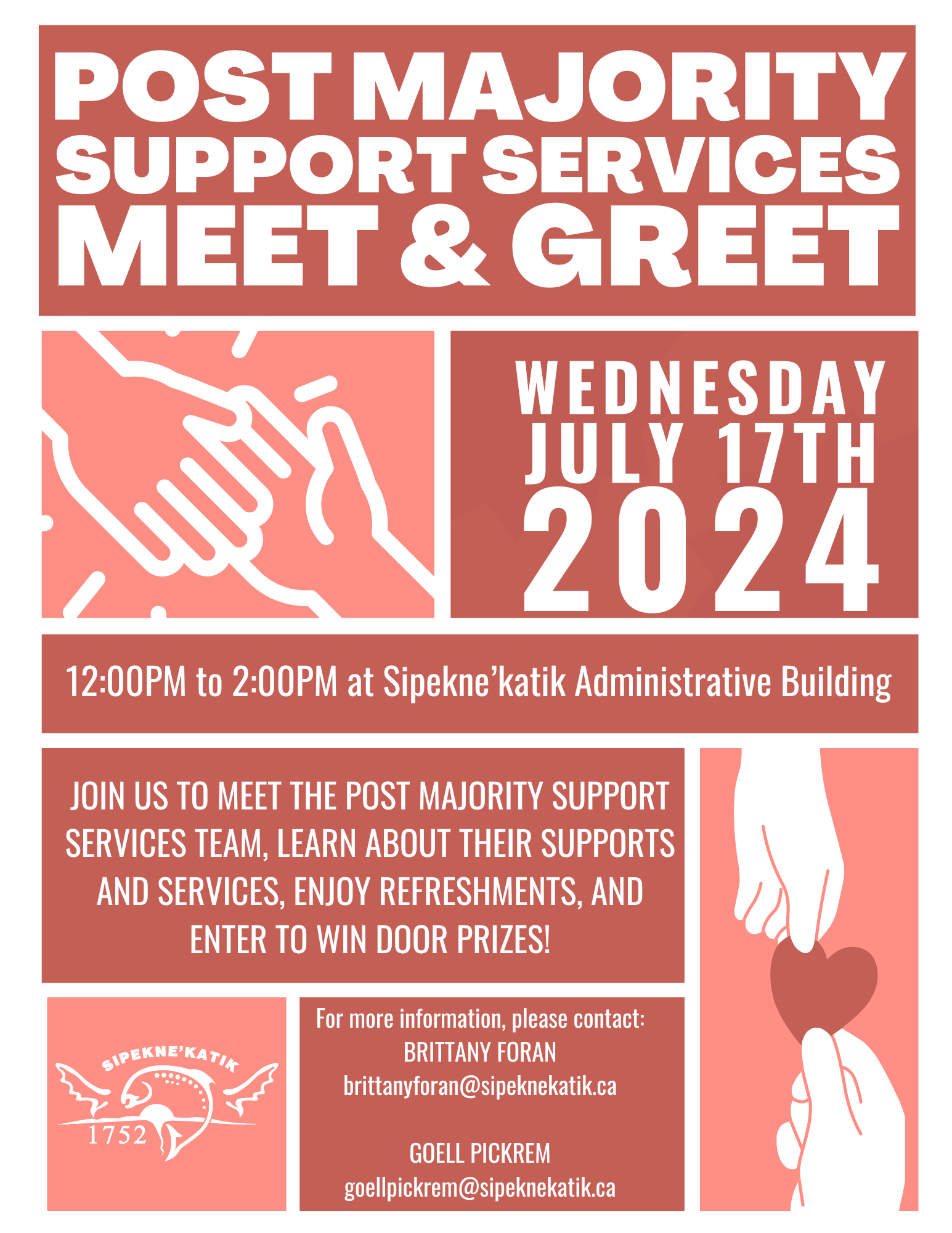 Meet & Greet with Post Majority Support Services — Sipekne'katik